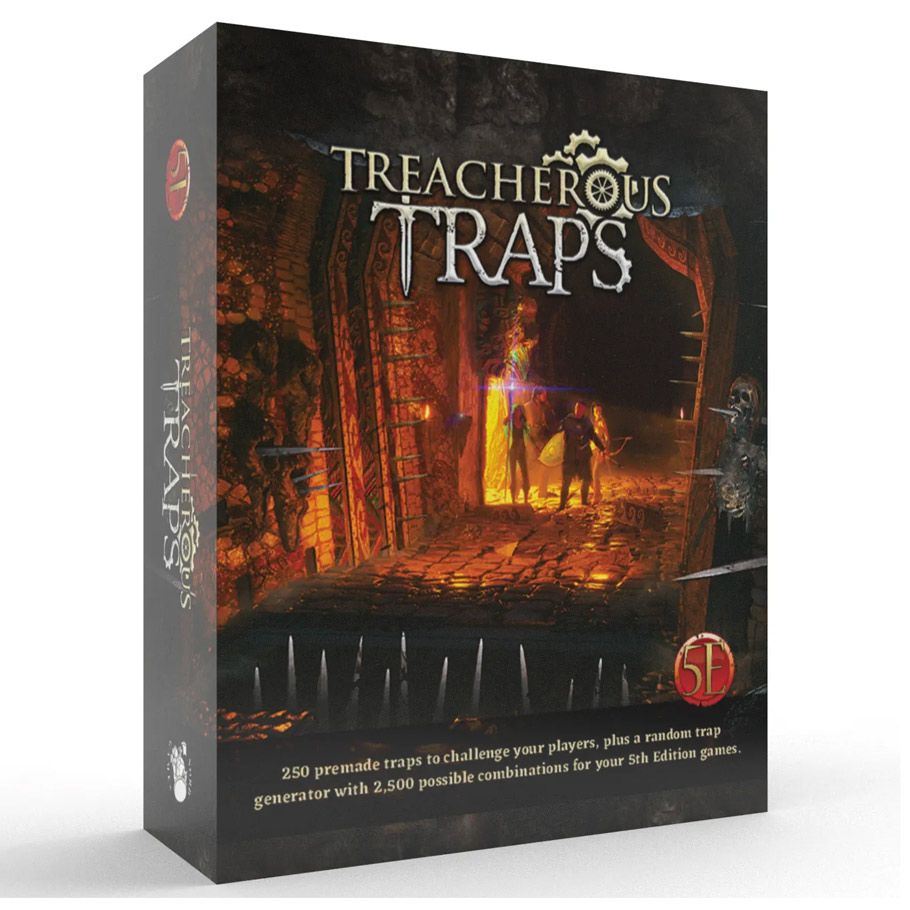 D&D 5e RPG: Treacherous Traps Boxed Set | Grimoires & Games